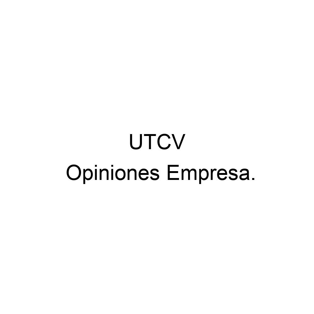 Opiniones UTCV, 012787322050